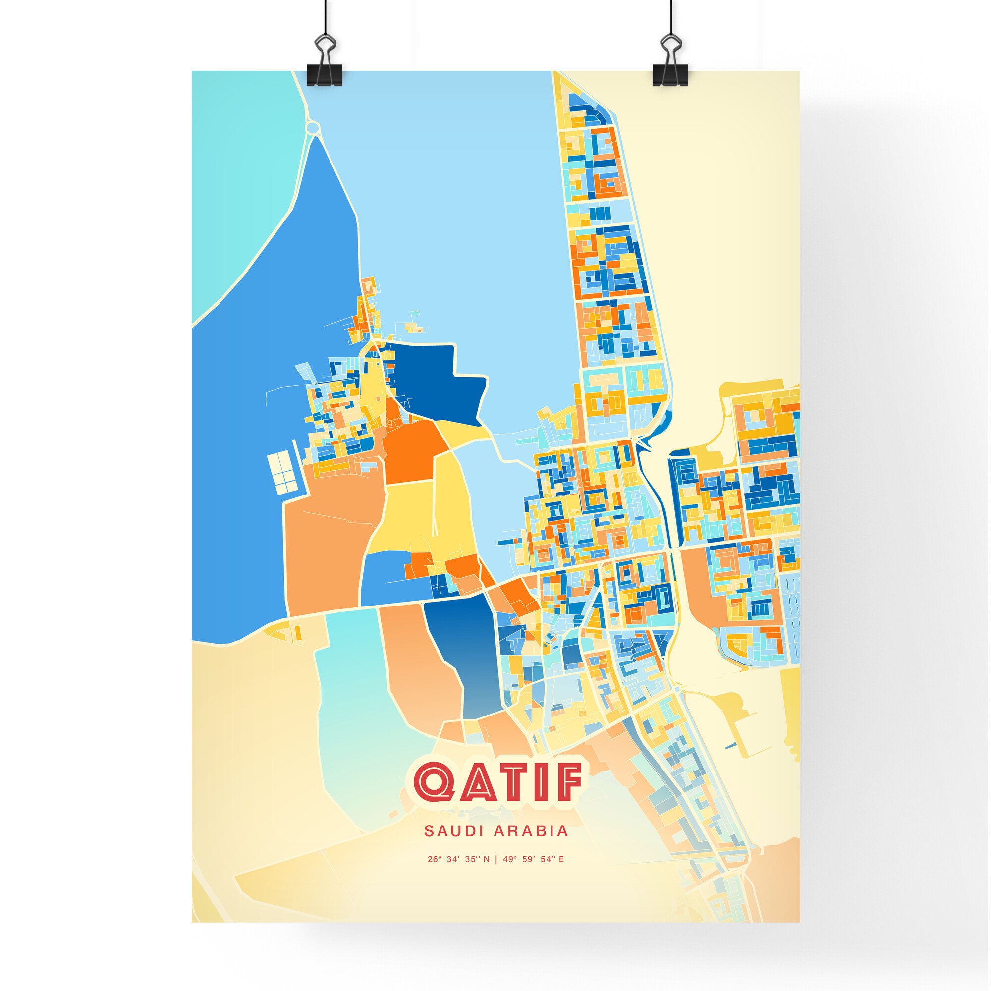Qatif Saudi Arabia Map