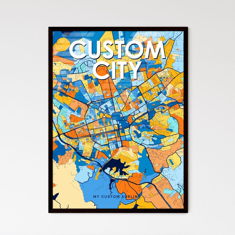 Colorful Map - Etsy