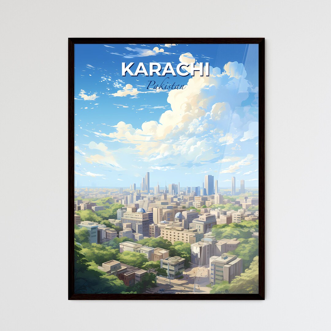 Karachi Pakistan Skyline - A City With Many Buildings and Trees ...