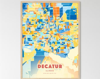 Decatur Art Poster - Etsy