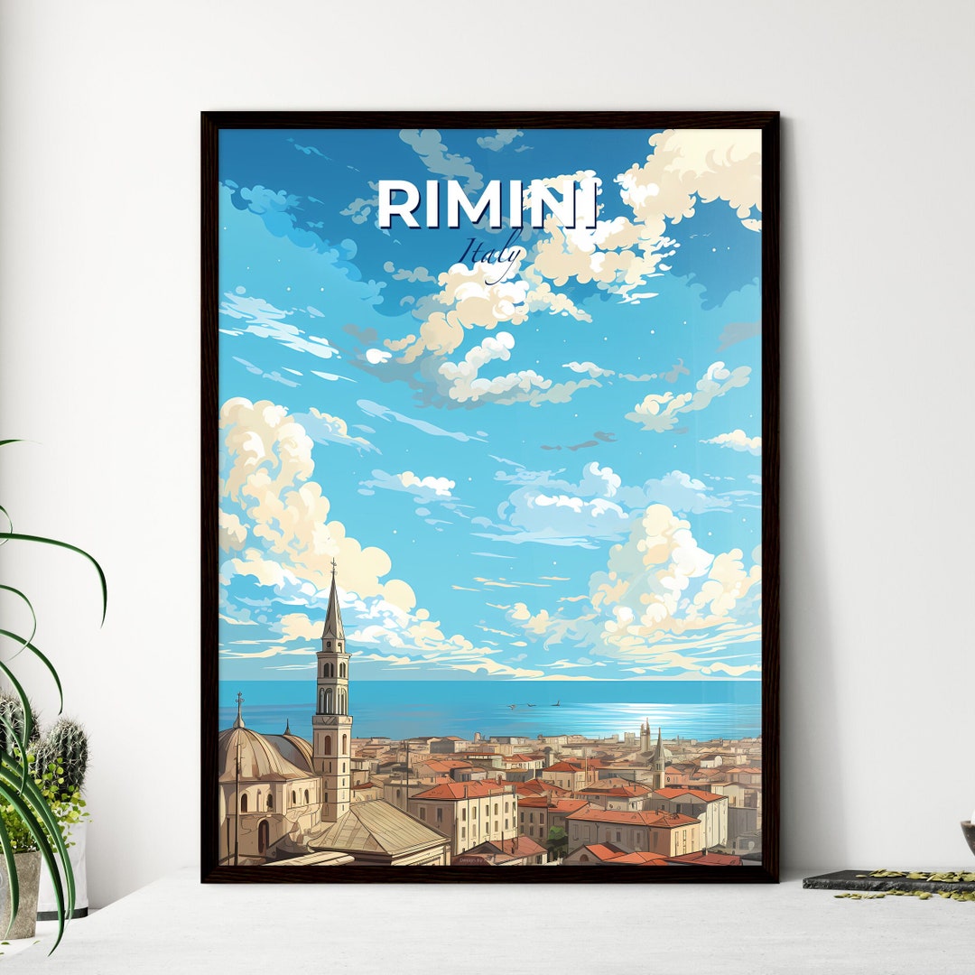 Rimini Italy Skyline A City With A Dome and A Domed Roof Travel ...