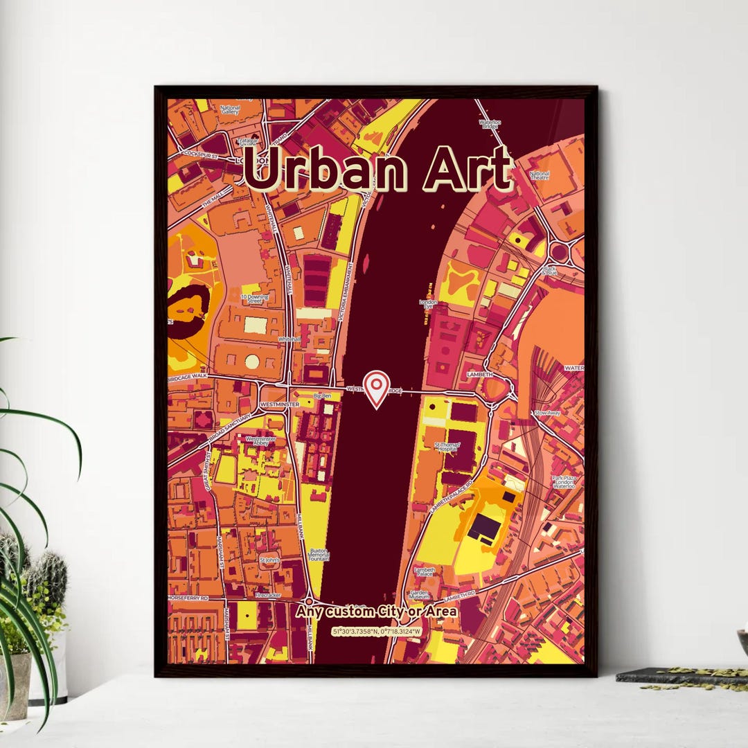 Custom City Center Map - Design Your Own Map With Interactive Editor ...