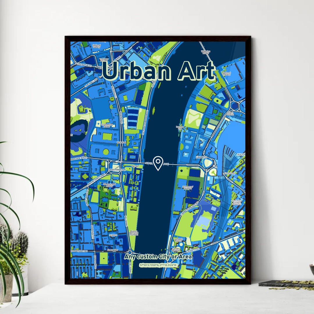 Custom City Center Map - Design Your Own Map With Interactive Editor ...