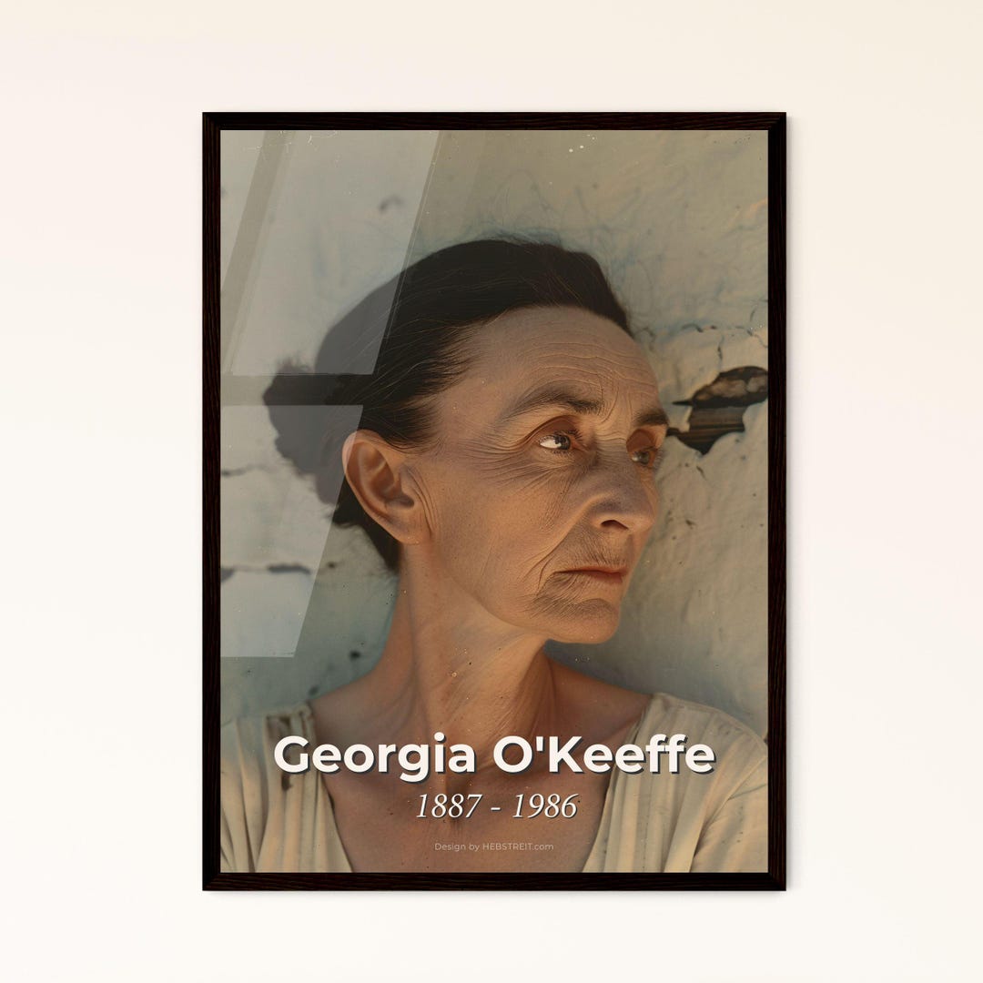 Timeless Elegance: Georgia O'keeffe Portrait Authentic Cinematic Print ...