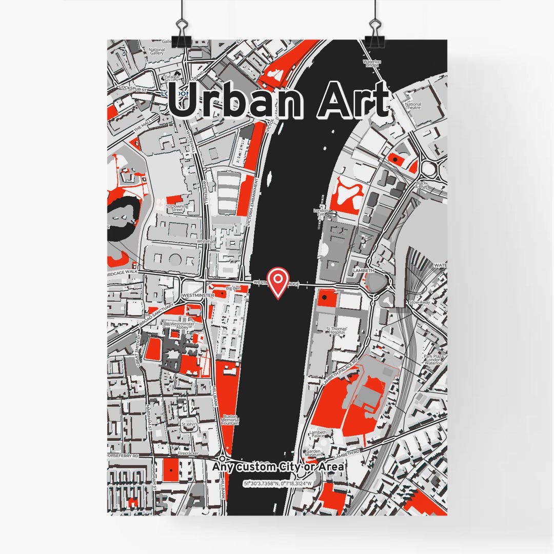 Custom City Center Map - Design Your Own Map With Interactive Editor ...