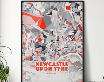 Upon Tyne Poster - Etsy