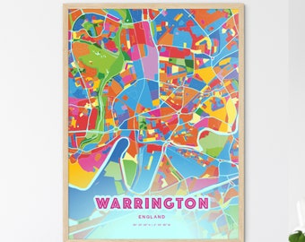 Warrington Poster - Etsy UK