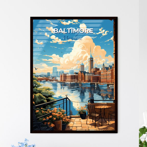 Baltimore Travel Poster - Etsy