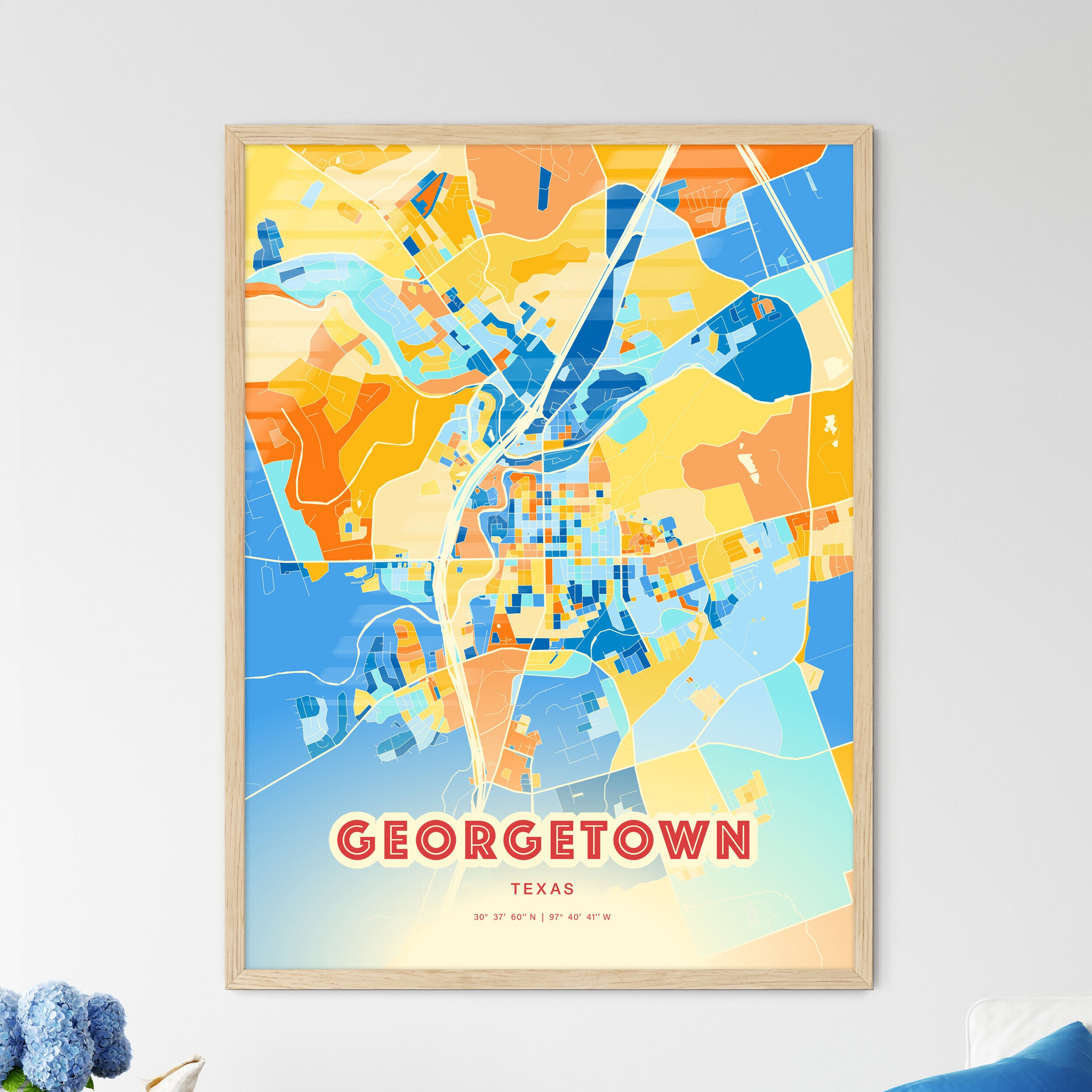 Map Of Georgetown Texas
