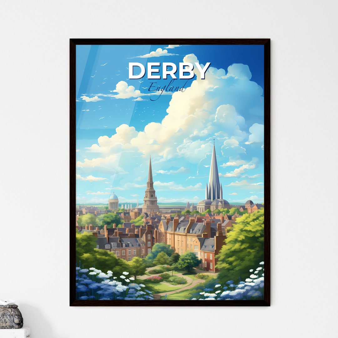 Derby England Skyline - A City With Trees and Buildings – Travel ...