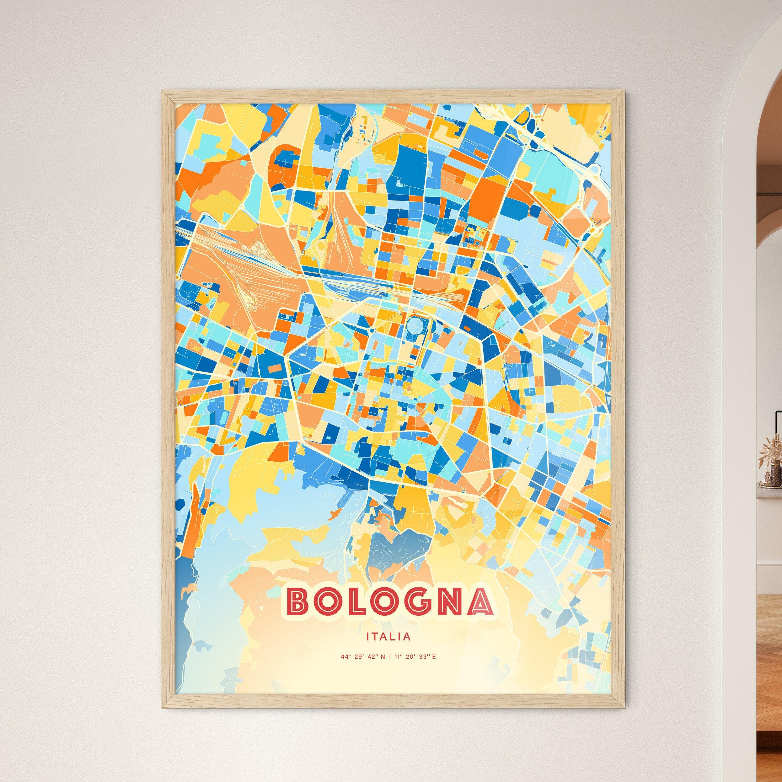 Mapa De Bolonia Del Arte Callejero Azul 15 Lugares INCREÍBLES Que Ver