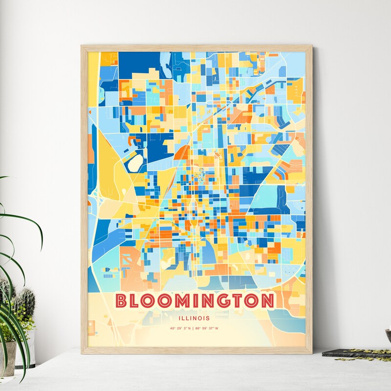 Bloomington Poster - Etsy