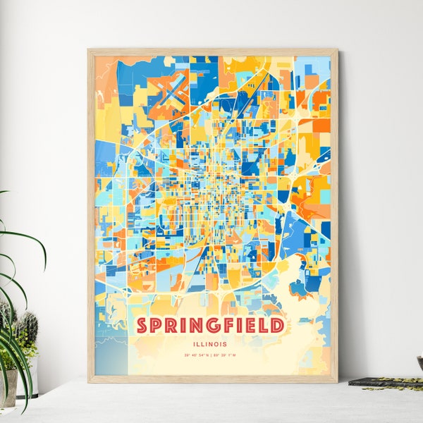 Springfield Travel Poster - Etsy