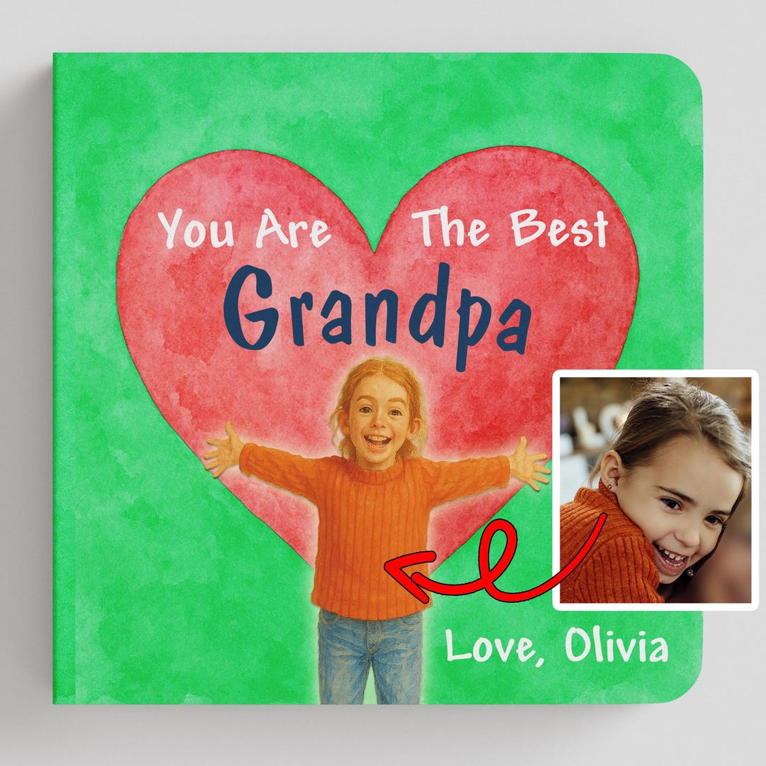 Personalized Book for Grandpa - Grandpa Book, Grandpa Gift ...
