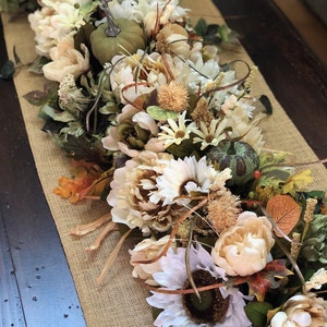 5ft, 6ft or 7ft Luxury Fall Garland, Fall Decor, Fall Wedding Garland ...