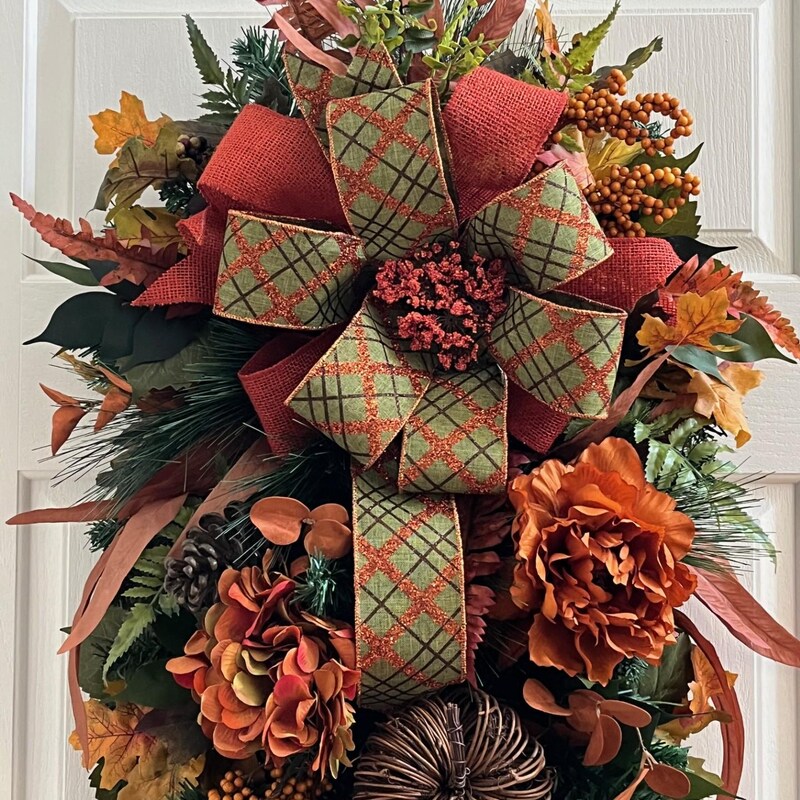 Fall Door Swag - Etsy