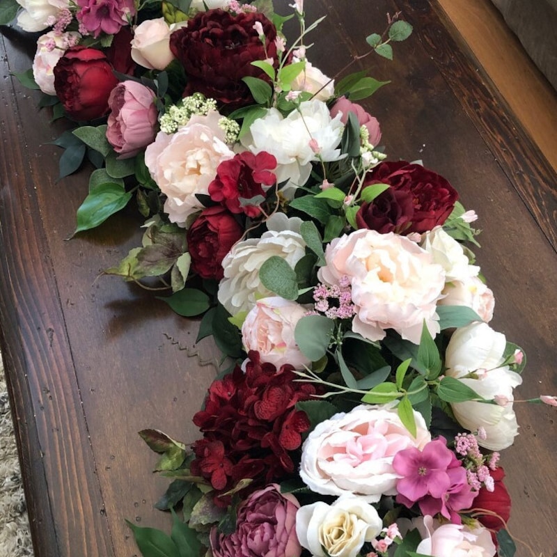 Flower Table Garland - Etsy