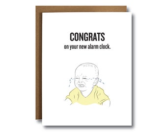Crying Baby Card - Etsy