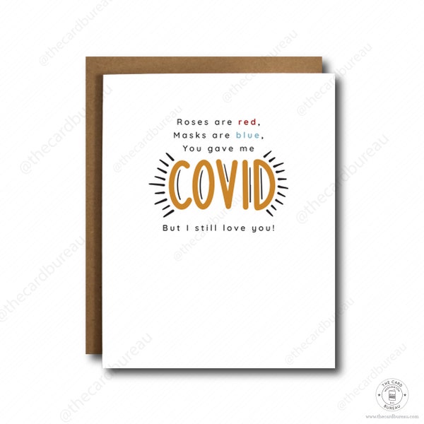 Pandemic Card - Etsy