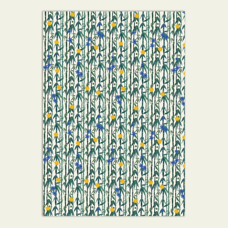 Bamboo Wraping Paper Bamboo Gift Wrap Bamboo Gifts Bamboo - Etsy