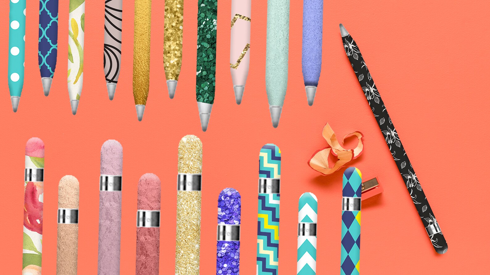 Digital Apple Pencil Stickers Scrapbooking Planning Template - Etsy