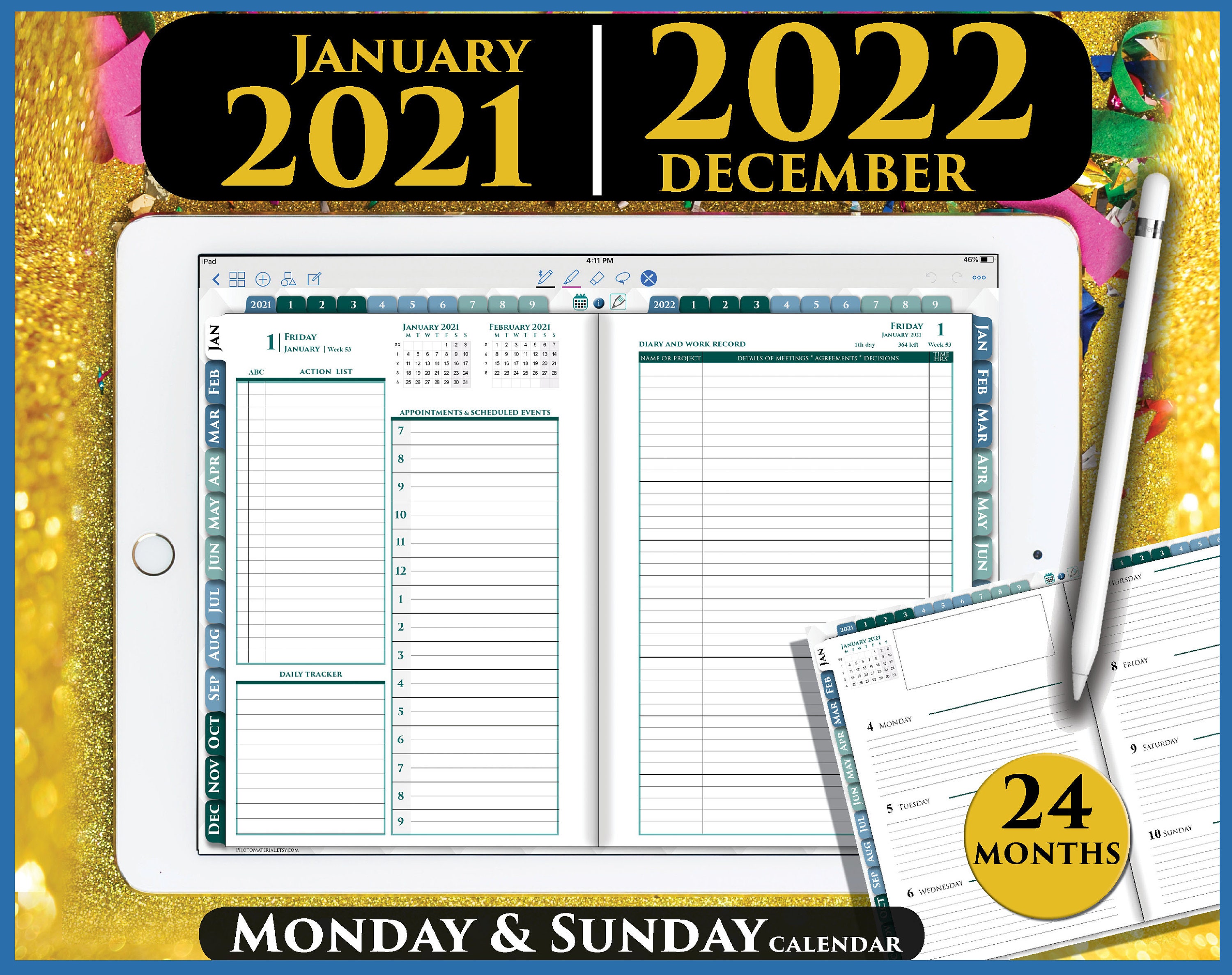 Goodnotes 5 Planner Template Free Gilitexecutive