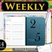 Digital PDF Weekly Planner for iPad Pro Air Mini - Etsy