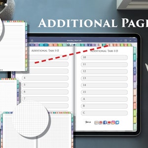 Digital Lesson Planner Academic Daily Weekly Teacher Notebook Agenda ...