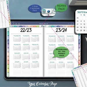 Digital PDF Weekly Planner for Ipad Pro Air Mini - Etsy