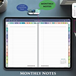 Digital Lesson Planner Academic Daily Weekly Teacher Notebook - Etsy