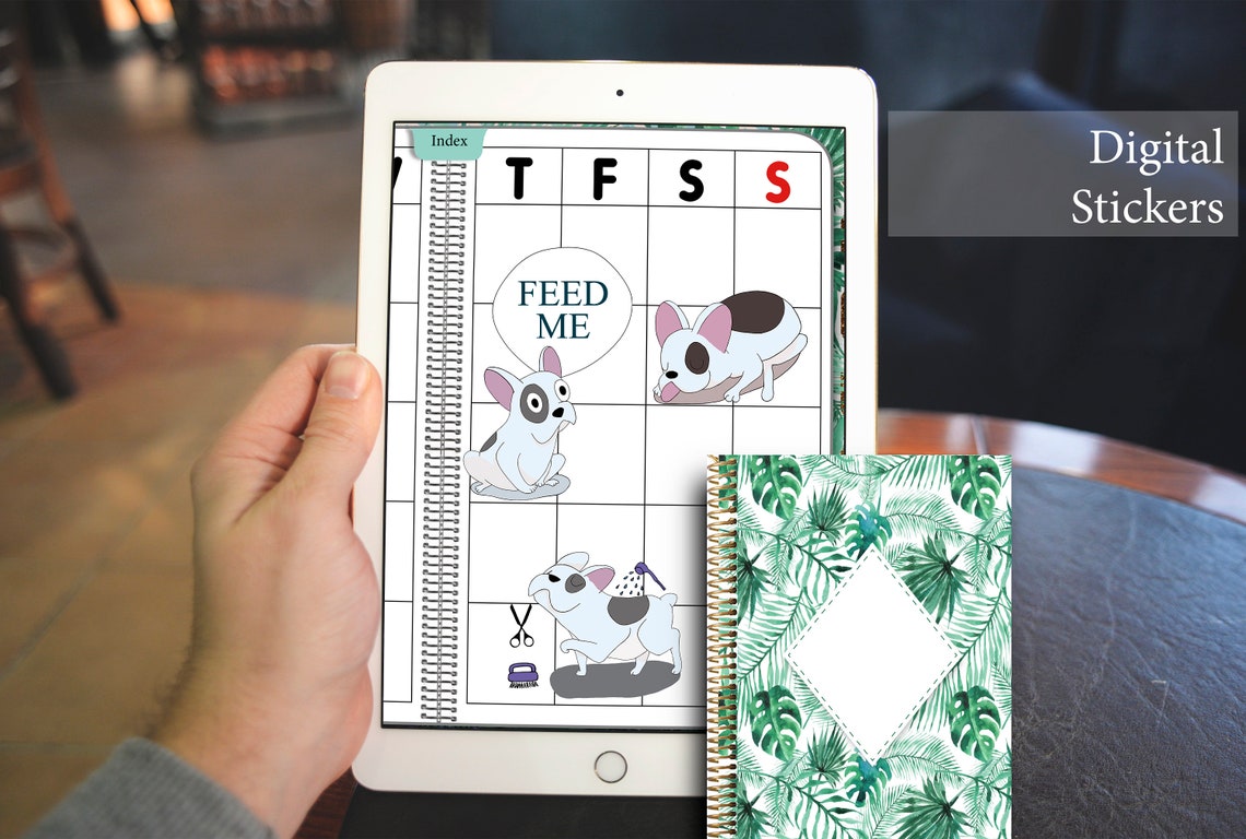 Digital Stickers PNG Dog Animal Clipart Goodnotes Notability | Etsy