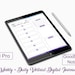 7 Day Goodnotes Paper Daily Planner Notability Digital Download PDF ...