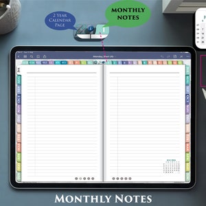 Digital Lesson Planner Academic Daily Weekly Teacher Notebook Agenda ...
