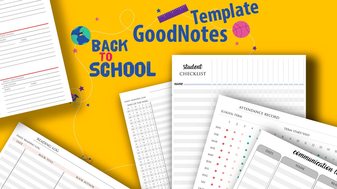 Teacher Goodnotes Template Student Check List Notability | Etsy