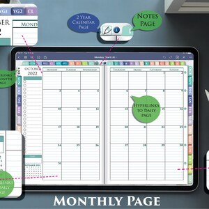 Digital Study Planner Notebook for 2023 2024 Back to School in - Etsy