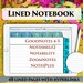 Digital Lined iPad Student Notebook Journal Paper Template Instant ...
