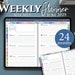 Digital PDF Weekly Planner for iPad Pro Air Mini - Etsy