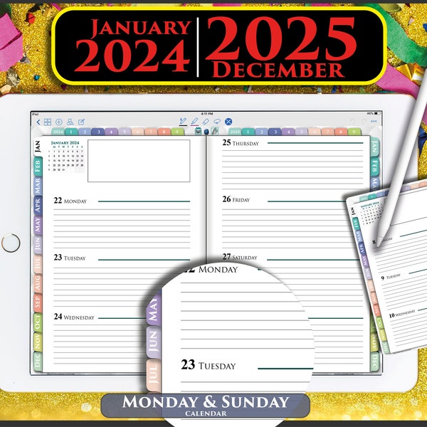 iPad Mini Planner - Etsy