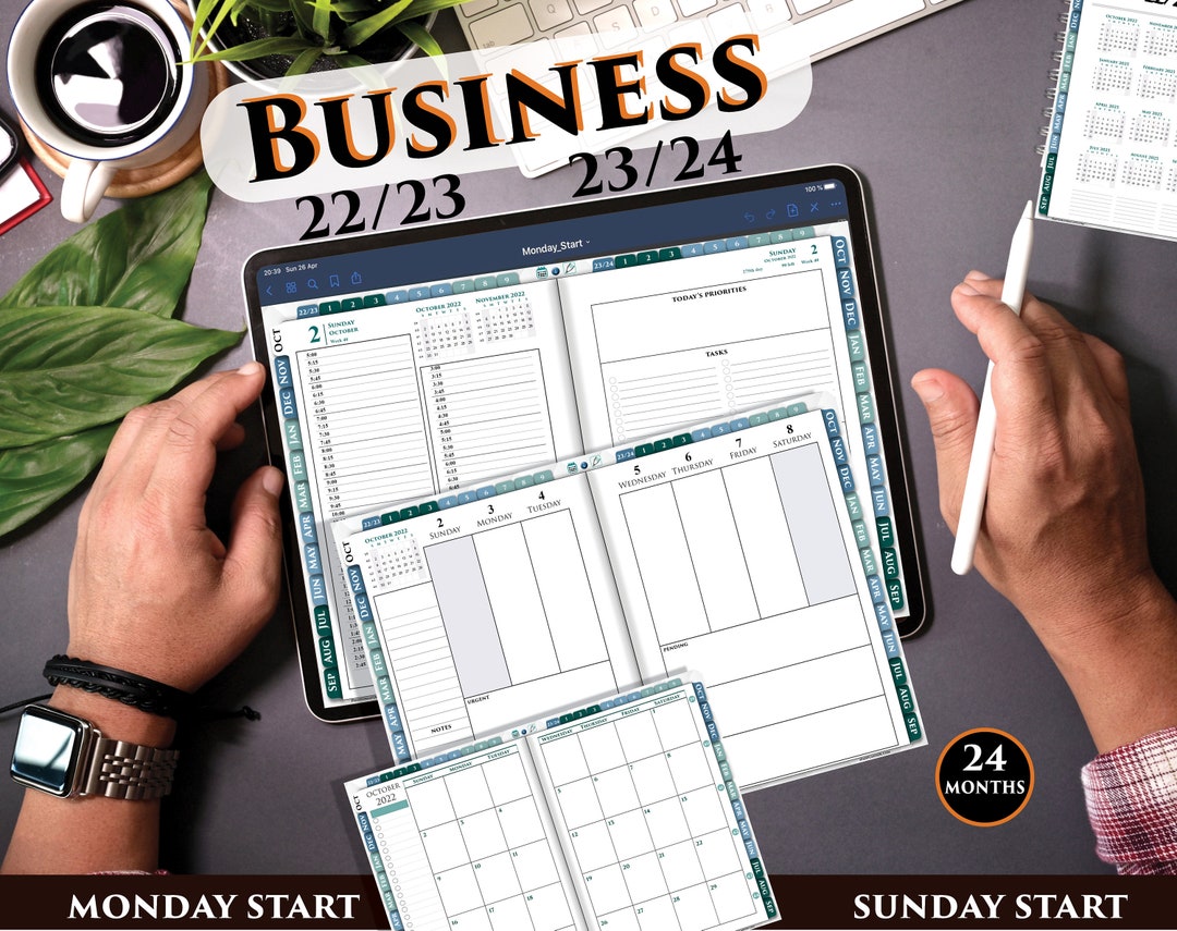 Digital Business Planner Personal Ipad 15 Minute Timeline PDF - Etsy UK
