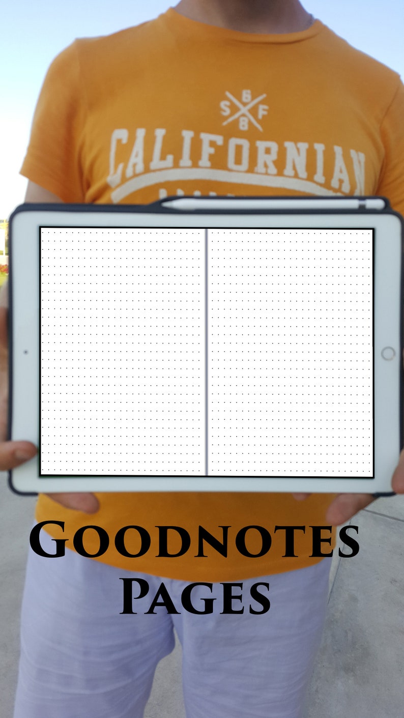 Digital Planner Pages for Ipad Goodnotes Bullet Journal Grid - Etsy