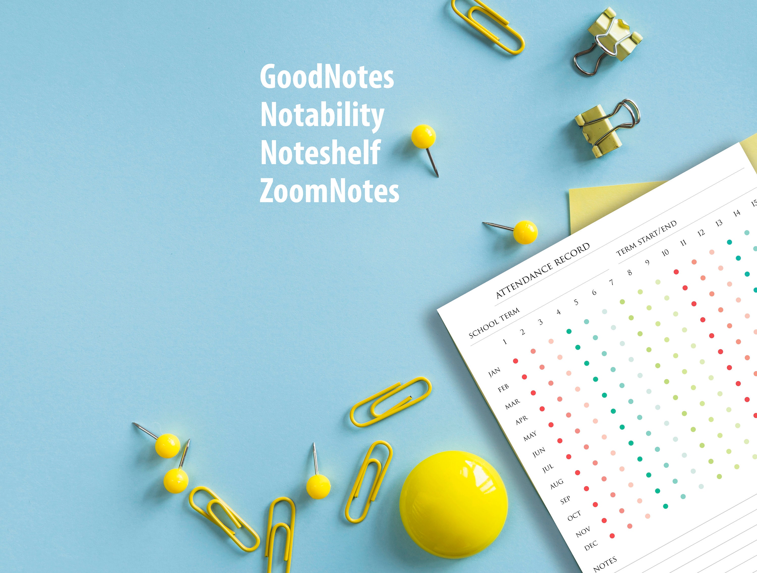 Teacher Goodnotes Template Student Check List Notability | Etsy