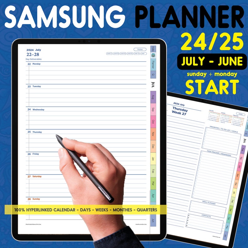 Digital Planner One Note - Etsy