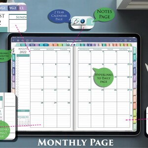 Digital Lesson Planner Academic Daily Weekly Teacher Notebook - Etsy