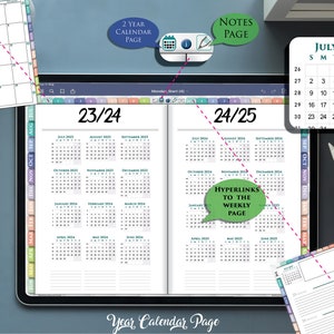 Digital PDF Weekly Planner for iPad Pro Air Mini - Etsy