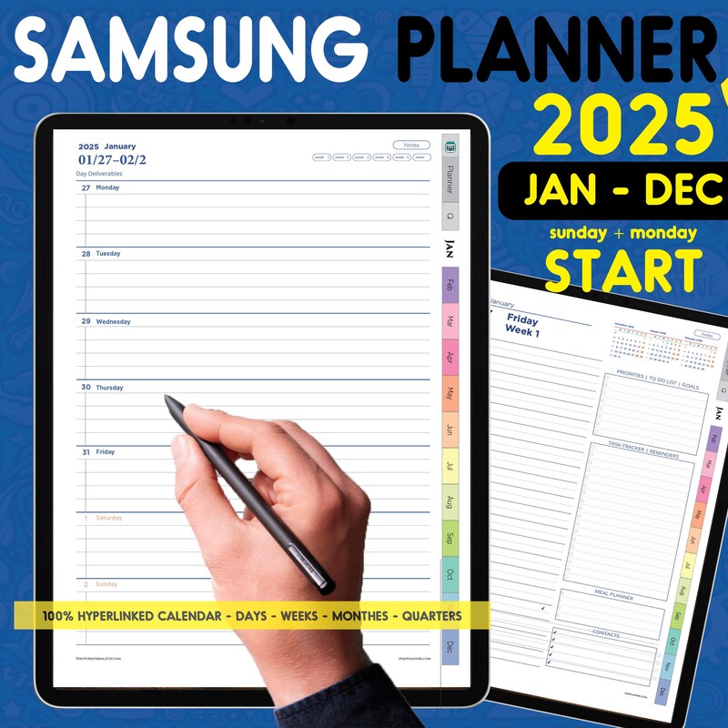 Digital Planner One Note - Etsy