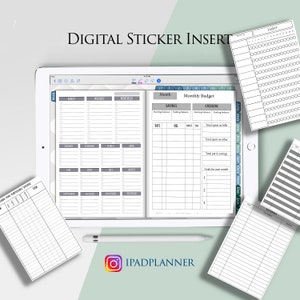 Digital Goodnotes Insert Notabilty Pages Template Habit Tracker Monthly ...