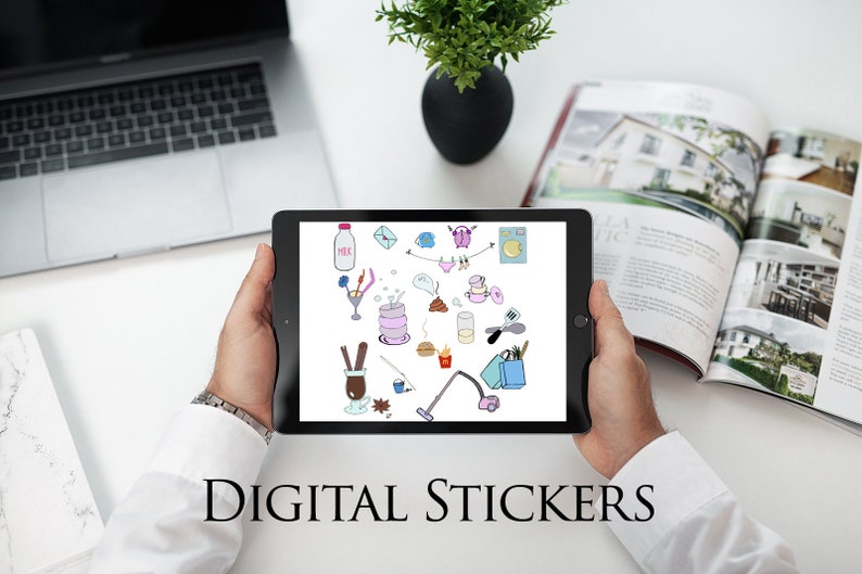Digital Stickers Kit for Planner Home Homework Pack Png - Etsy