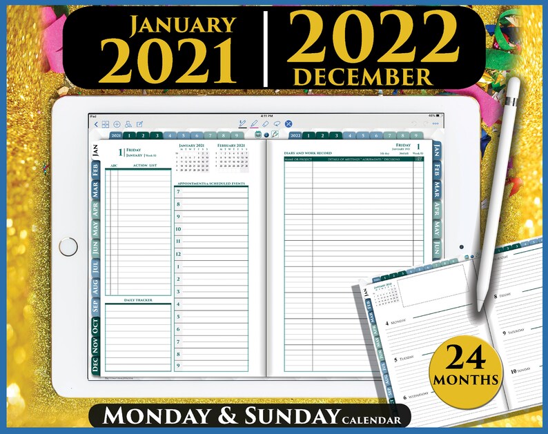 Goodnotes Weekly Planner Template Elitegerty