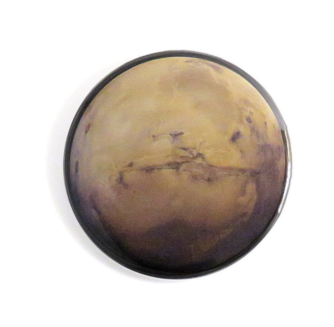Mars Pin - Etsy