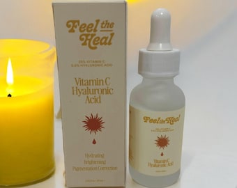 LUCE SERUM C Vitamin C Hyaluronic Acid 30 ML - Etsy